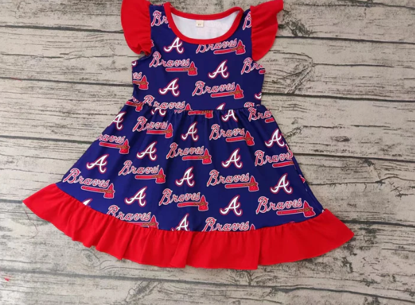 toddle girls custom colleague team dress – aierwhoesalekidsclothes