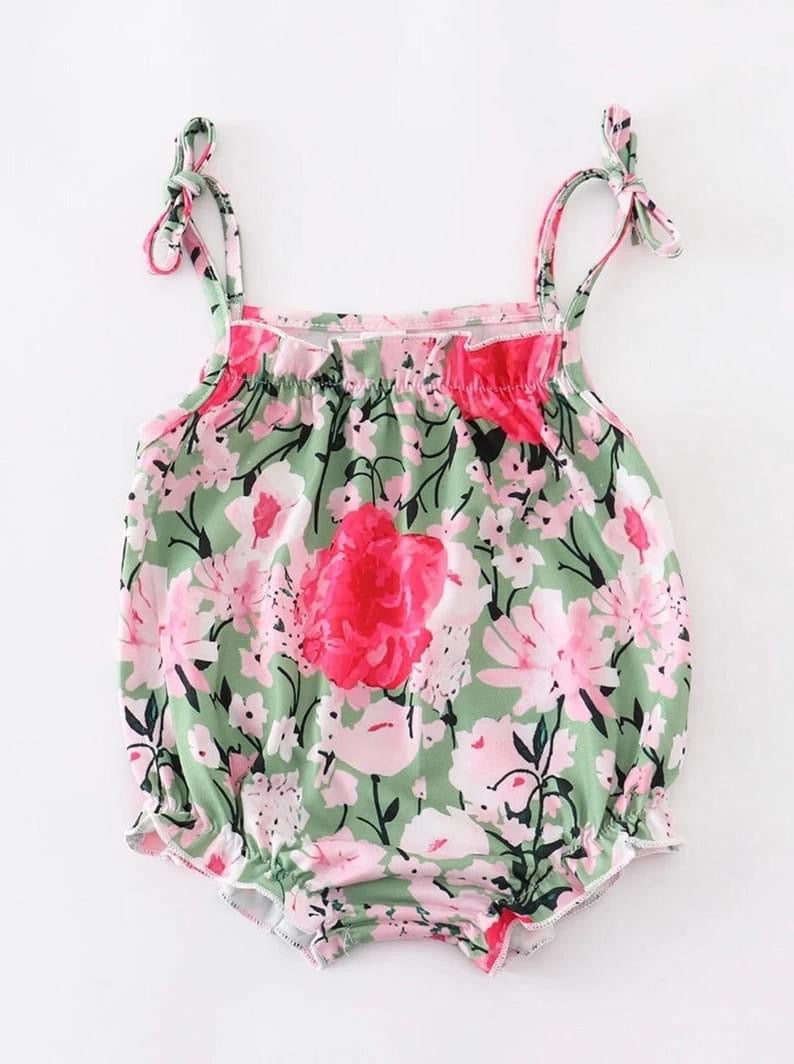 Toddle girls floral romper – aierwhoesalekidsclothes