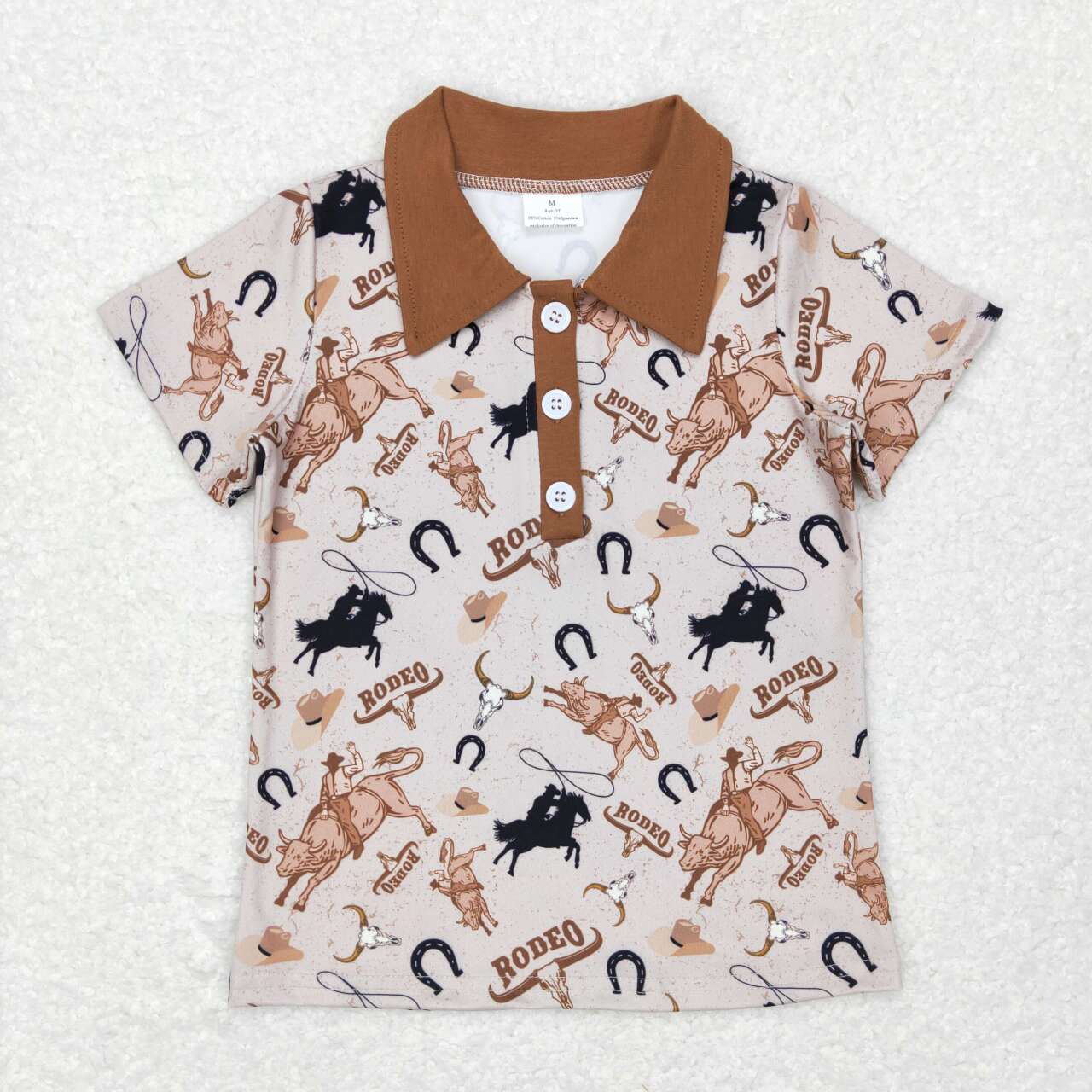 big brother western cowboy rodeo matching polo shirt ...