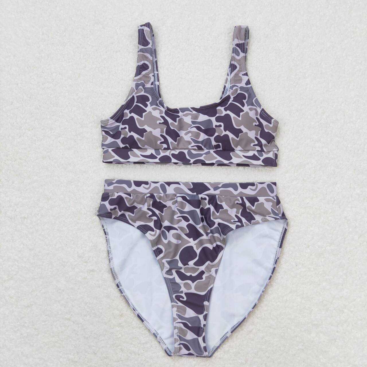 adult women grey camo bathing suit – aierwhoesalekidsclothes