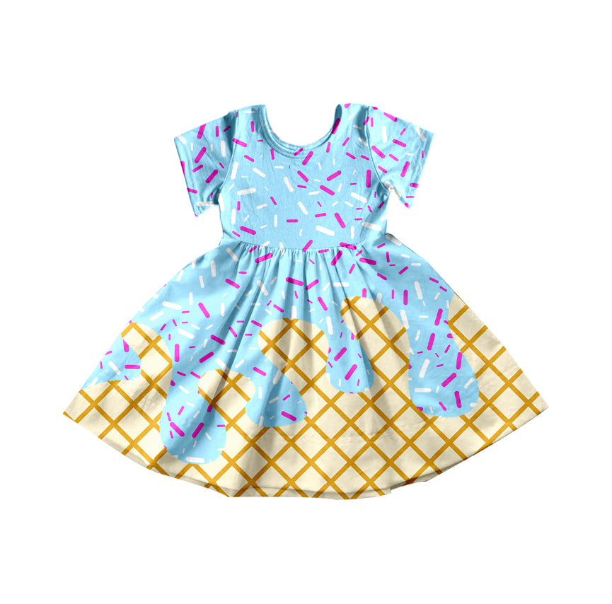 Toddle girls summer design dress preorder – aierwhoesalekidsclothes