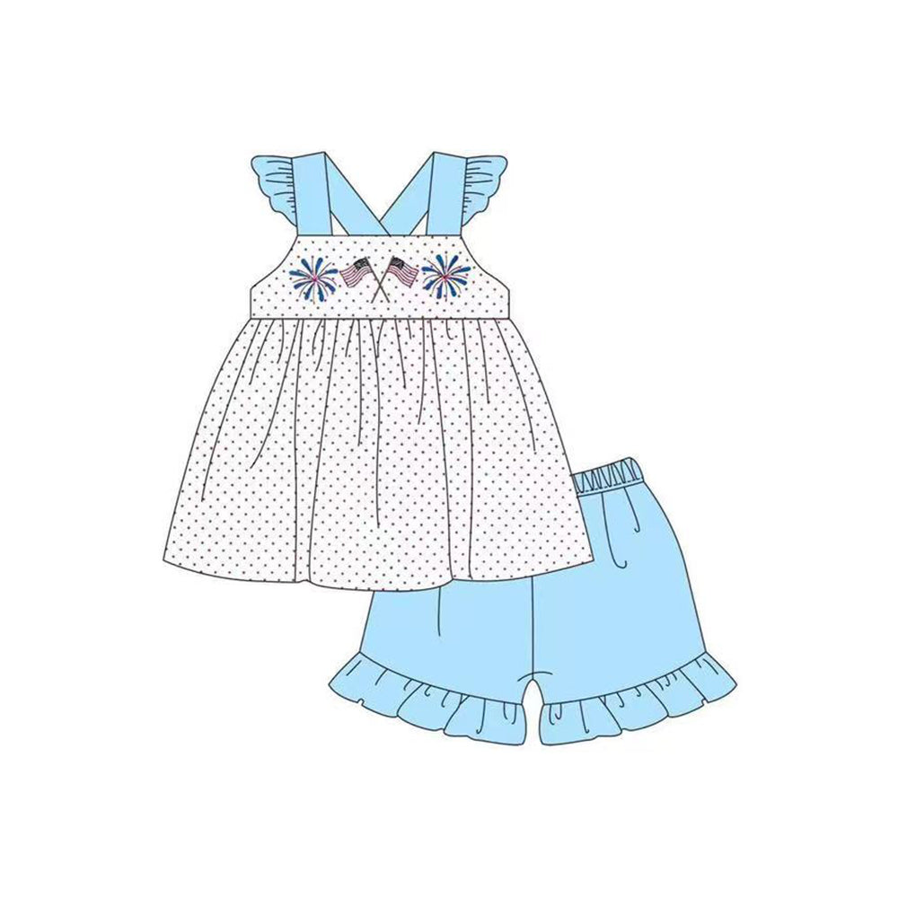 Toddle girl America flage firework outfit clothes preorder ...
