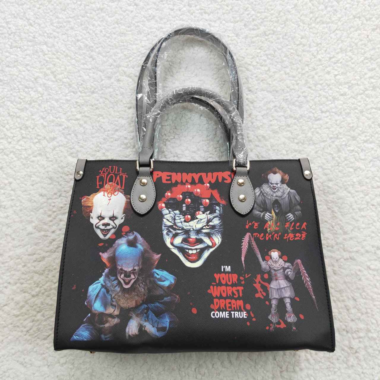 Halloween Leather handbag Horror Leather Bag – aierwhoesalekidsclothes