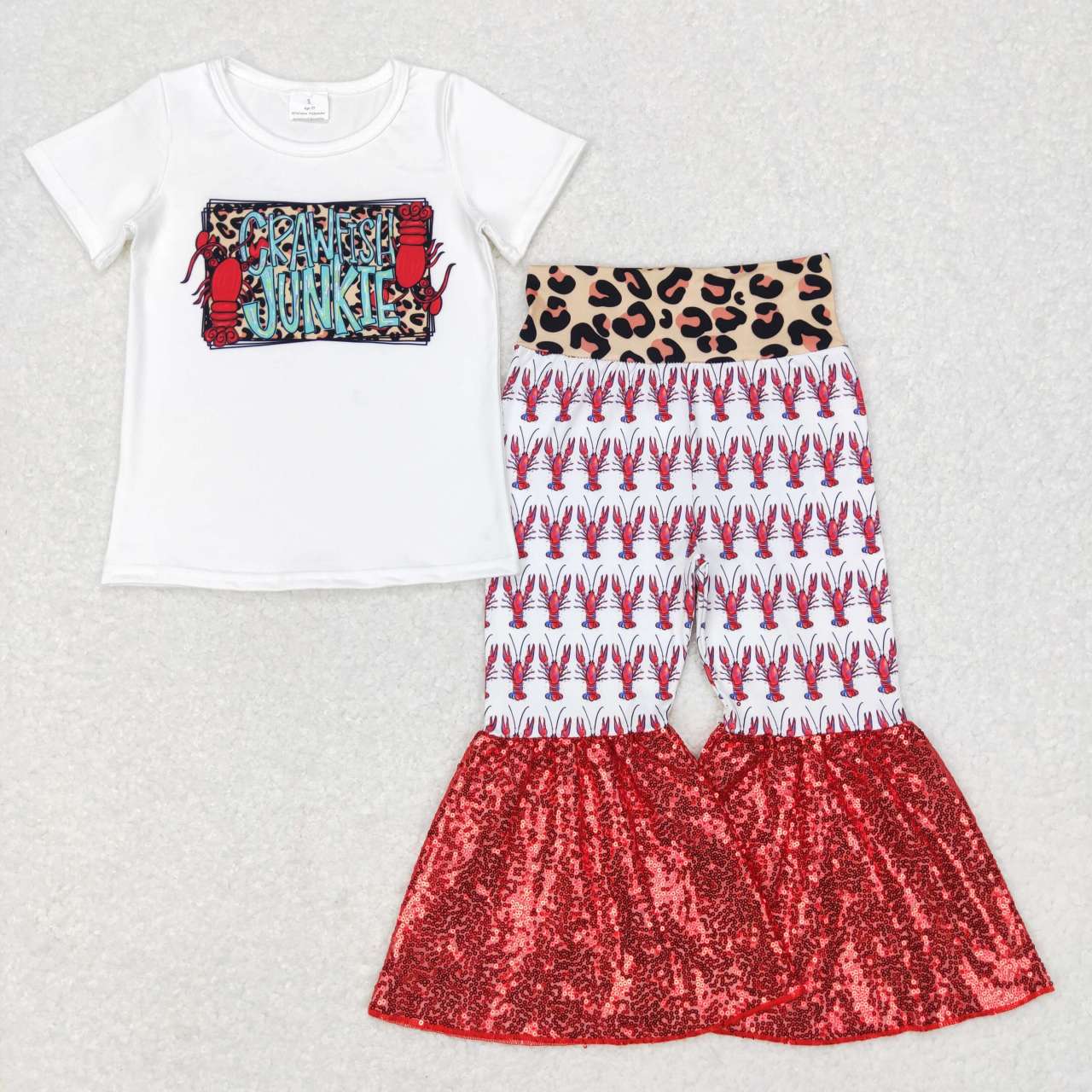 girls wholesale craw fish outfit – aierwhoesalekidsclothes