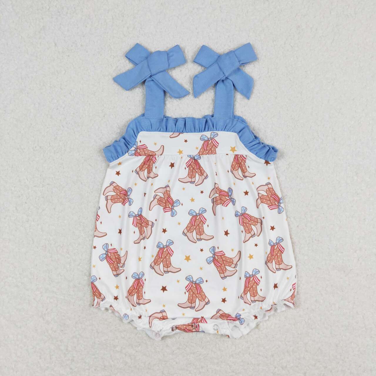 toddle baby girls western boots romper – aierwhoesalekidsclothes