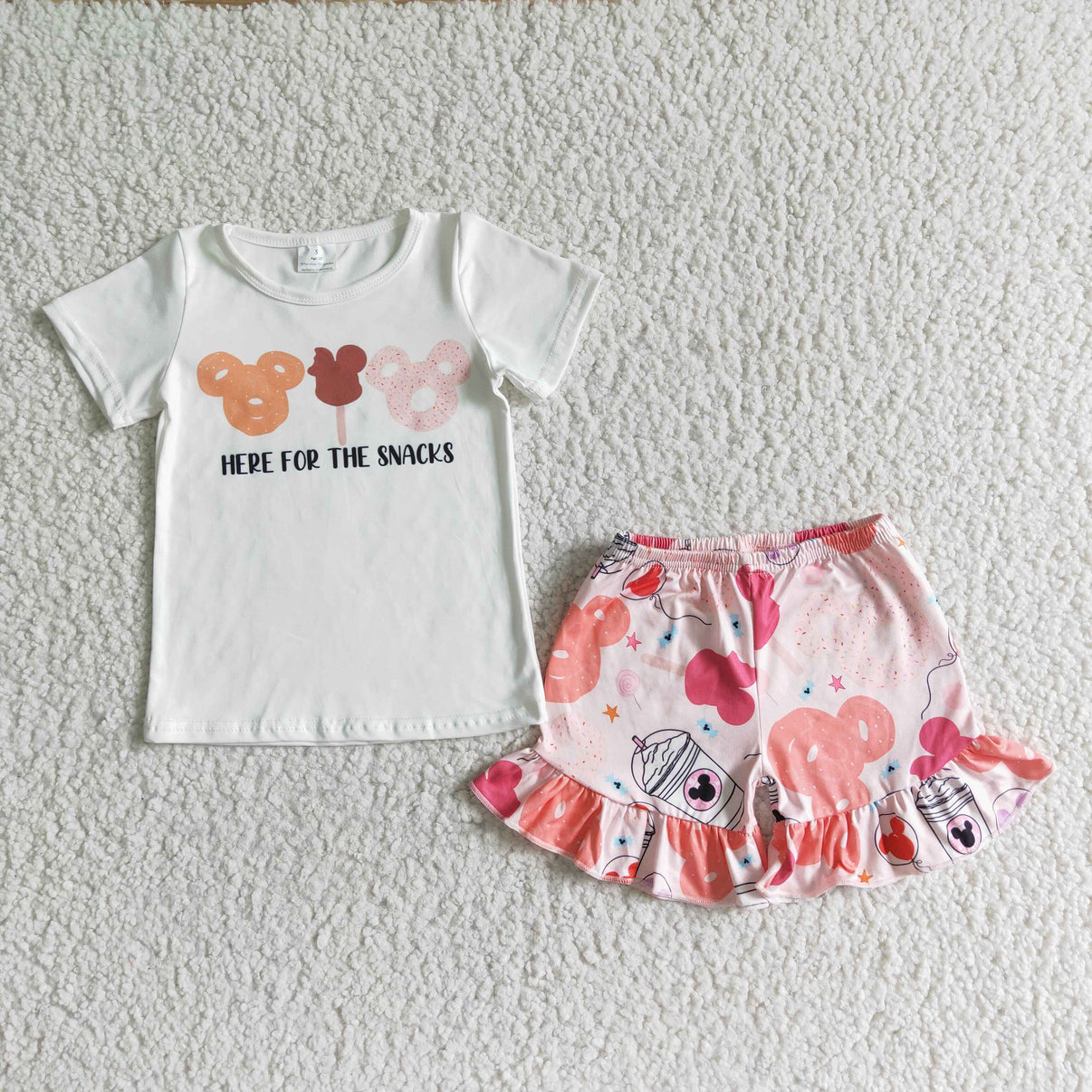 toddle girls kids snacks outfit – aierwhoesalekidsclothes